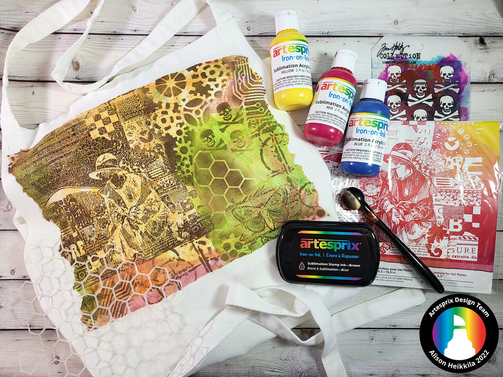 Iron-on-Ink Steampunk October Apron | Artesprix