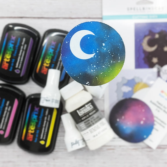 Sublimation Galaxy Patch with Artesprix Paints | Artesprix