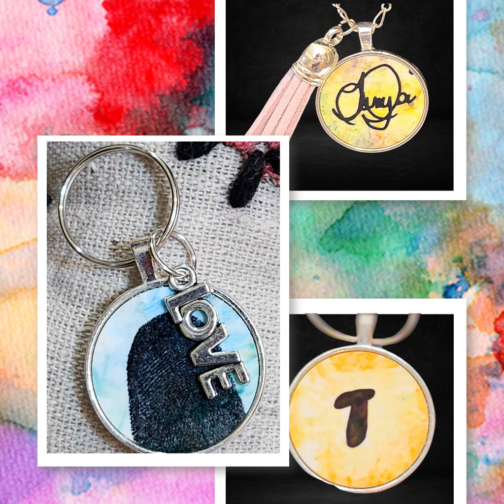 Custom Watercolor Jewelry Pendants with Iron-on-Ink – Artesprix