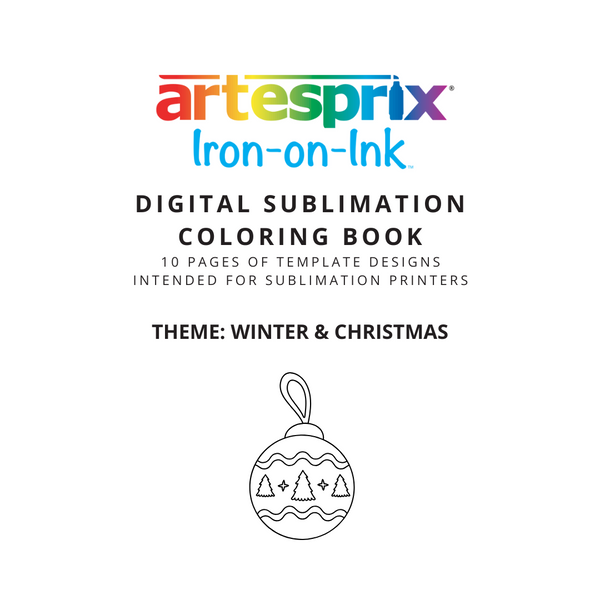 [DIGITAL DOWNLOAD] Sublimation Coloring Book: Winter & Christmas ...