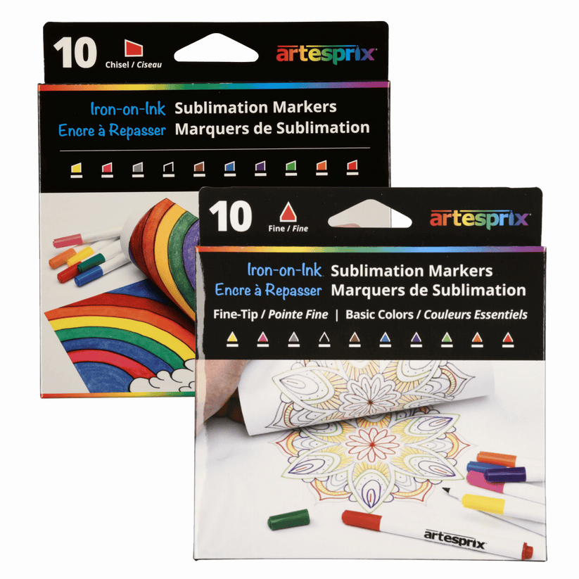 Artesprix Sublimation Markers Basic Colors Bundle (2) | Artesprix