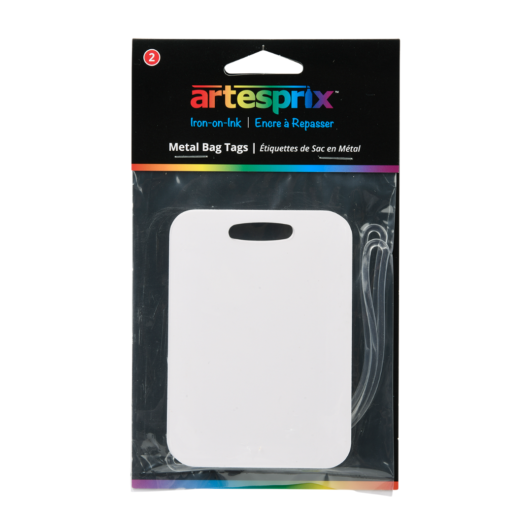 Artesprix Sublimation Bag Tag Blanks 2ct | Artesprix